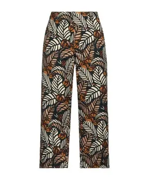 Max Mara Floral Print Canvas Pants