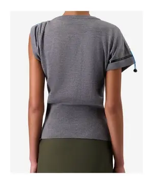 Coperni Cap Sleeve Knit Top