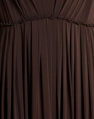 Max Mara Sleeveless Pleated Dress