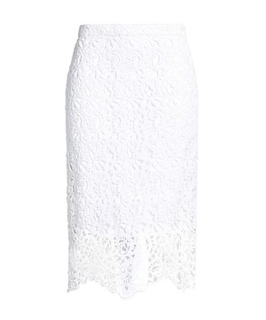 BURBERRY Minimalist Lace Bodycon Skirt