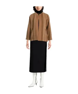 Rag & Bone Long Striped Single- Coat
