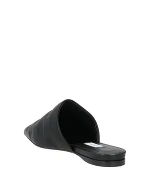 Max Mara Embossed Leather Mules