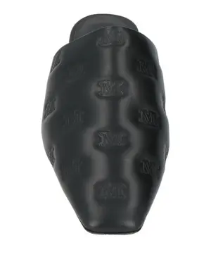 Max Mara Embossed Leather Mules