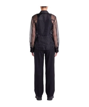 GANNI Solid Color Long Sleeve Shirt