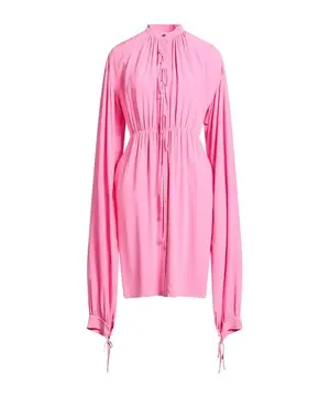 Burberry Minimalist Shirt Dress - Pink