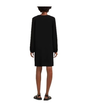 Max Mara Solid Long-sleeve Dress