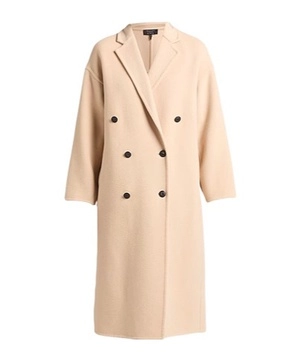 Rag & Bone Minimalist Double-breasted Woolen Coat - Nude