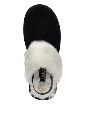 Liu Jo Platform Mules With Logo Strap