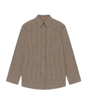 Nanushka Arleen Chest-pocket Shirt - Gray