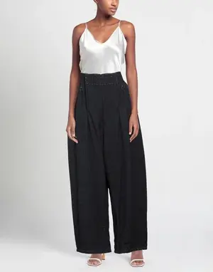 MAISON MARGIELA Tailored Flannel Trousers With Contrast Stitching