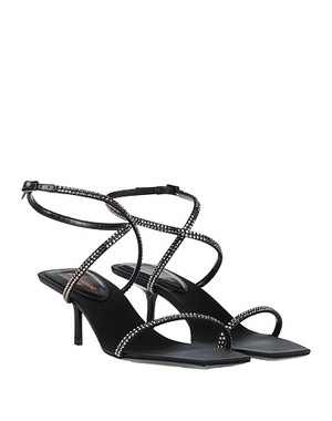Saint Laurent Open-heeled Embellished Slingback Sandals