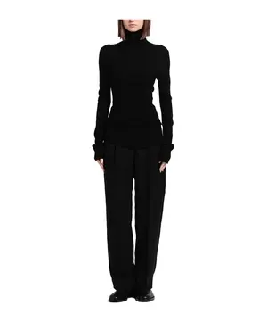 Burberry Solid Color Cashmere Jumpers