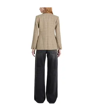 Rag & Bone Checked Blazer With Notch Lapel