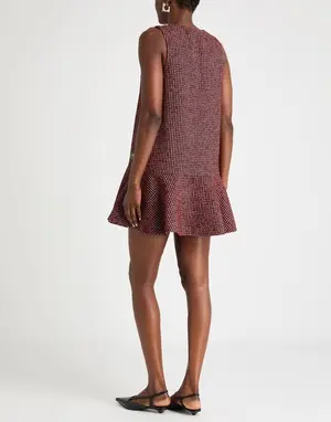 GANNI Leeveless Tweed Dress