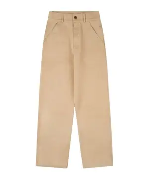 SPORTY  RICH Sporty & Rich Wide-leg Trousers With Back Logo Patch