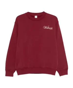 SPORTY  RICH Sporty & Rich Soho Logo Crewneck Sweatshirt