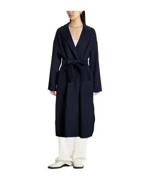 Max Mara Minimalist Wool Belted Coat