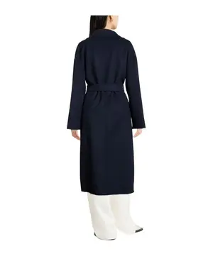 Max Mara Minimalist Wool Belted Coat