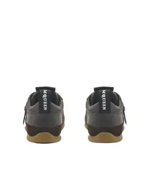 Alexander McQueen Ec1 T-bar Buckle-strap Panelled Sneakers