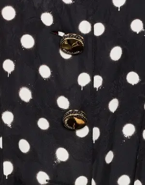 Balenciaga Polka Dot Shirt Dress