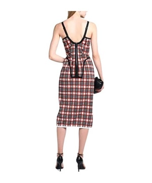 Burberry Minimal Plaid Dress