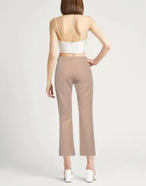 Max Mara Slim-fit Slightly Flared Stretch Twill Trousers - Nude