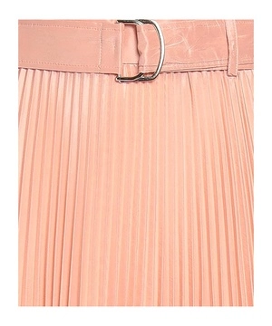 Max Mara Solid Pleated Skirt