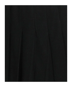 Max Mara Two-tone Pleated Knit Skirt