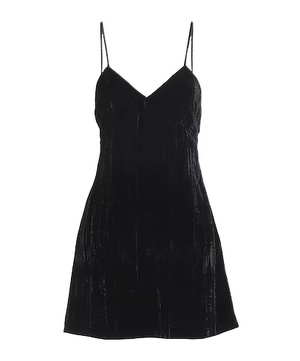 Saint Laurent Velvet Slip Mini Dress