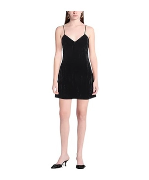 Saint Laurent Velvet Slip Mini Dress