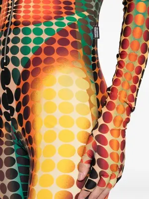 JEAN PAUL GAULTIER Zip Dotted All-in-one