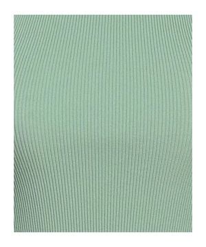 Max Mara Solid Sleeveless Cropped Top