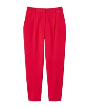 TWINSET Slits Cigarette Trousers - Red