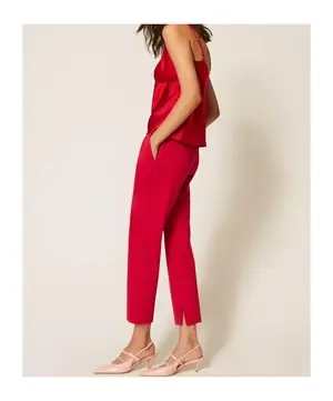 TWINSET Slits Cigarette Trousers