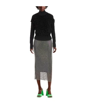 Max Mara Two-tone Wool Knit Sweater
