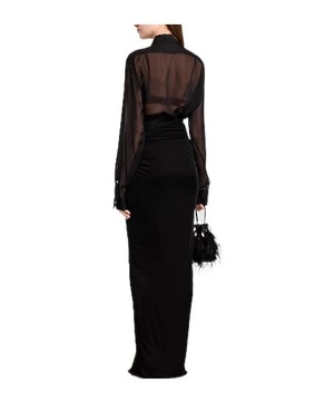 Saint Laurent Solid Bodycon Skirt