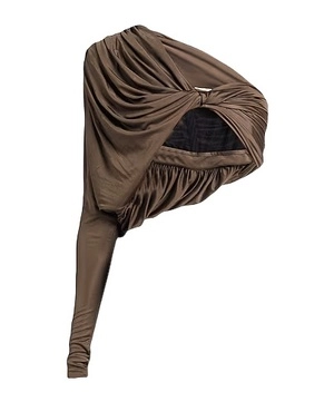 Saint Laurent One-shoulder Top - Brown