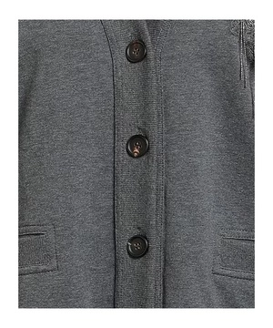 Brunello Cucinelli Solid V-neck Long-sleeve Knit Sweater