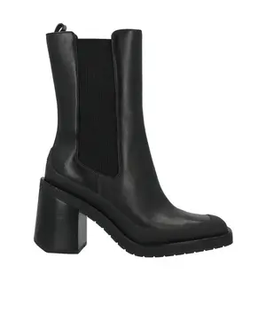 Tory Burch Minimalist Square-toe Leather Boots