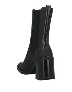 Tory Burch Minimalist Square-toe Leather Boots