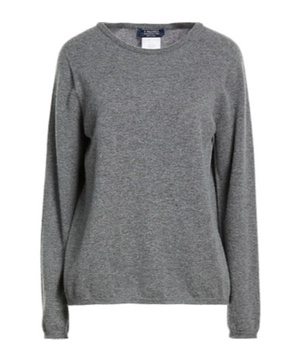 Max Mara Solid-color Cashmere Knitted Sweater - Grey