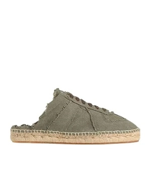 MAISON MARGIELA Minimal Round Toe Canvas Shoes - Green