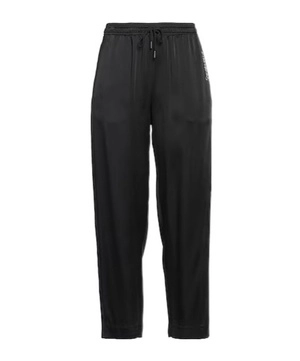 Saint Laurent Satin Drawstring Trousers - Black