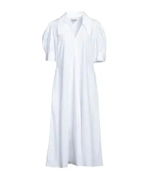 GANNI Flared Midi Dress