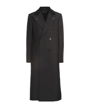 MAISON MARGIELA Solid Color Coats - Black