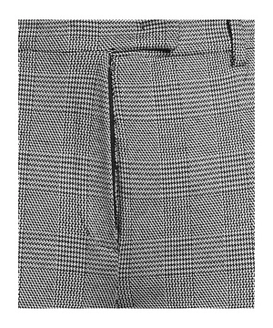 Max Mara Plaid Straight-leg Trousers
