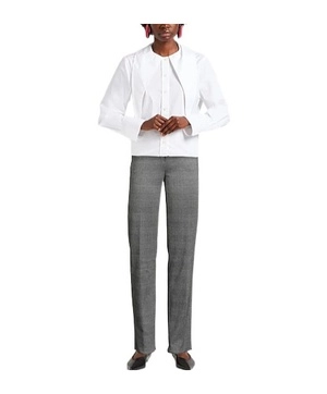 Max Mara Plaid Straight-leg Trousers