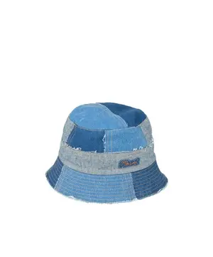 Marni Colorful Denim Fisherman Hat - Blue