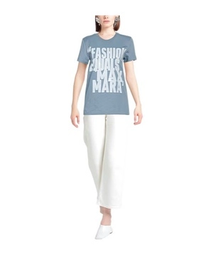 Max Mara Fashion Equals " Printed T-shirt - Blue