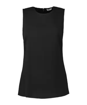 Staud Bronte Zip-up Top - Black